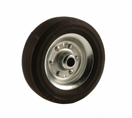 Spare wheel metal rim solid rubber tyre 200x50mm. | 301540