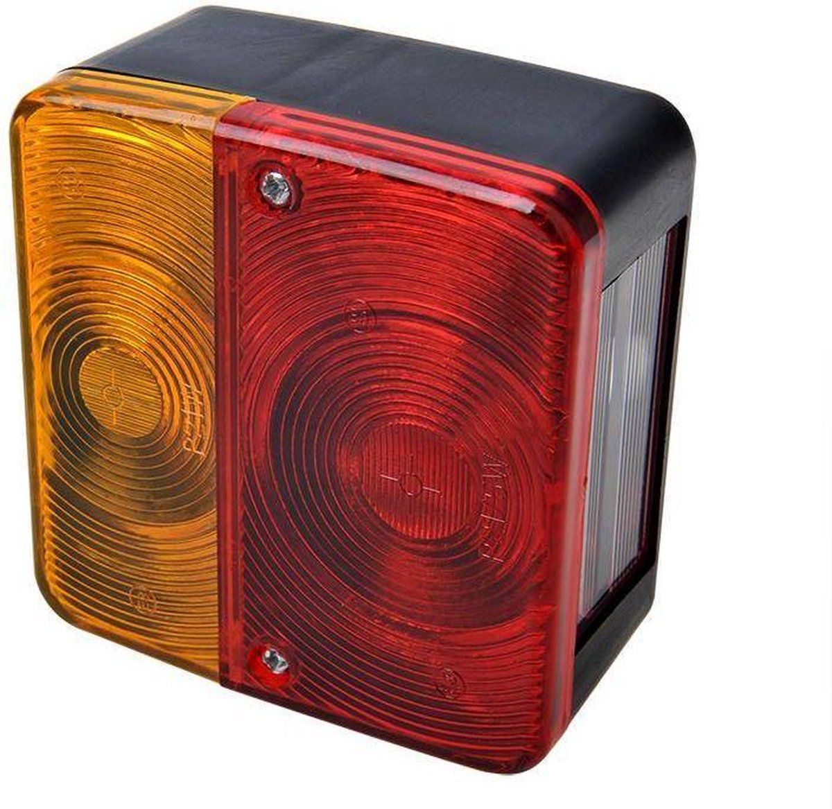 Rear lamp 100x105mm.3f.12V.Radex 3001 | Red/Orange | Synthetic ...